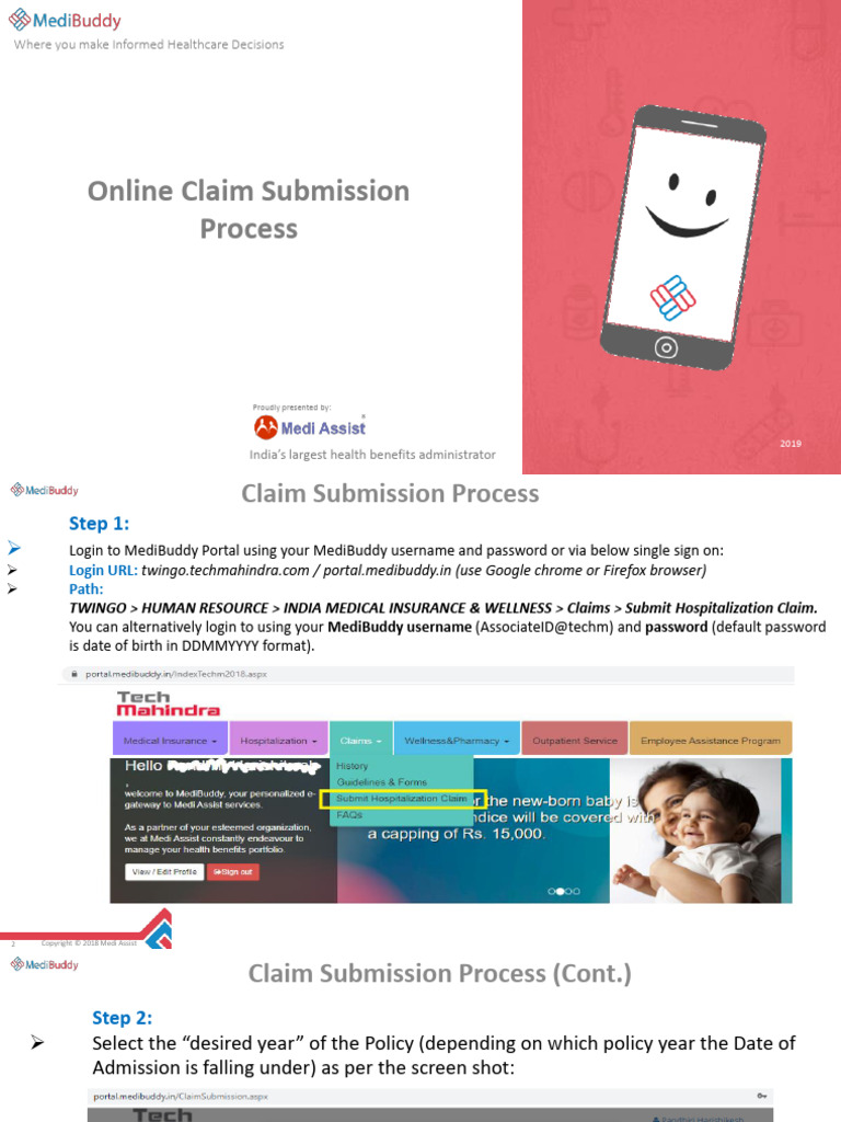 MediBuddy Claim Submission Guide | PDF