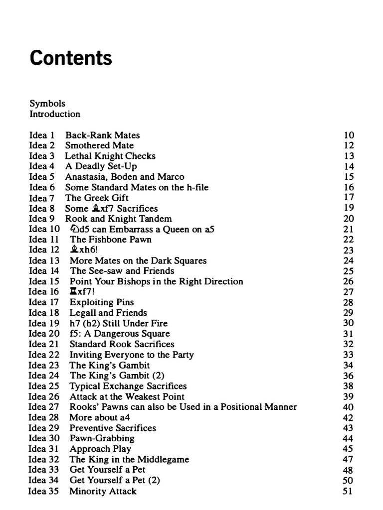 Pub 101 Attacking Ideas in Chess 4 | PDF