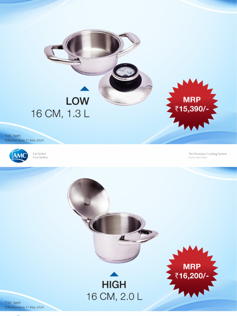 Amc Pots With MRP (2024) | PDF
