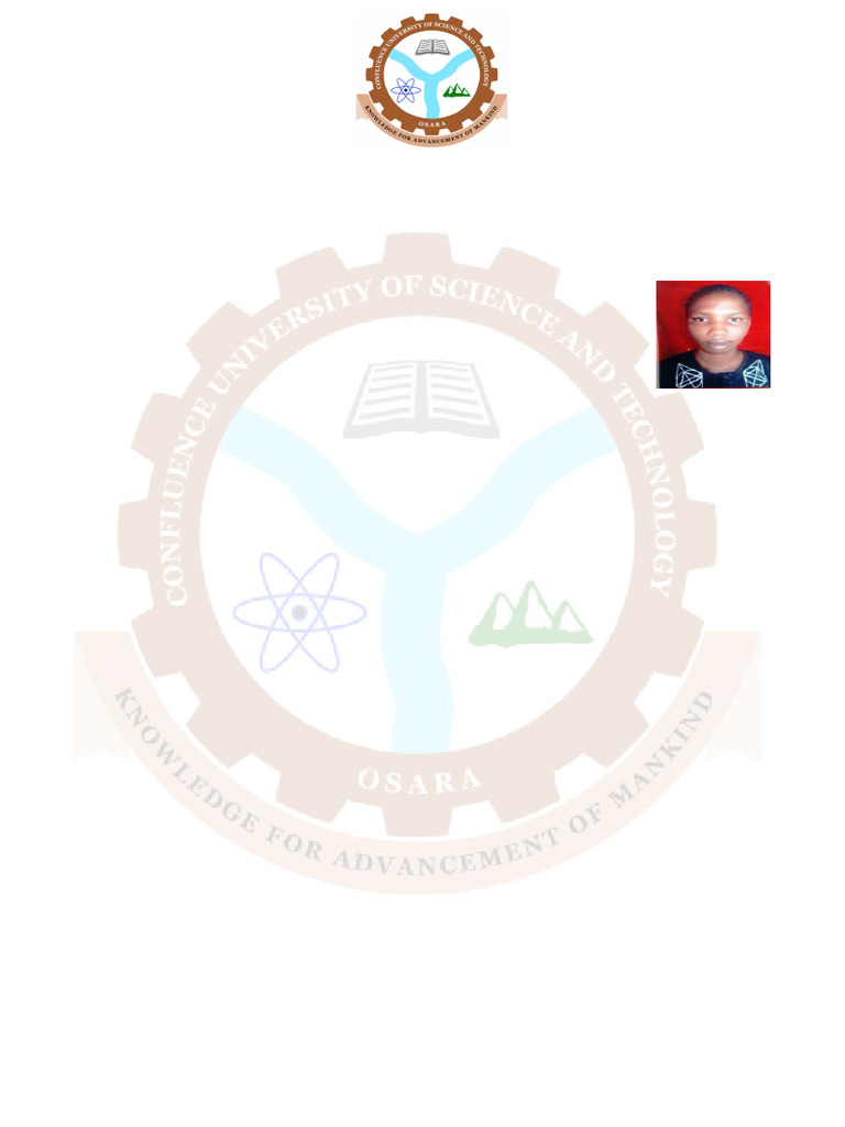Confluence University of Science and Technology, Osara Examination Card ...