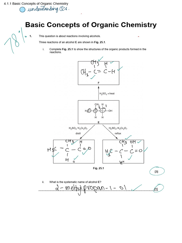 Organic Chemistry Basics: Alcohols & Hydrocarbons | PDF | Alkene | Alkane