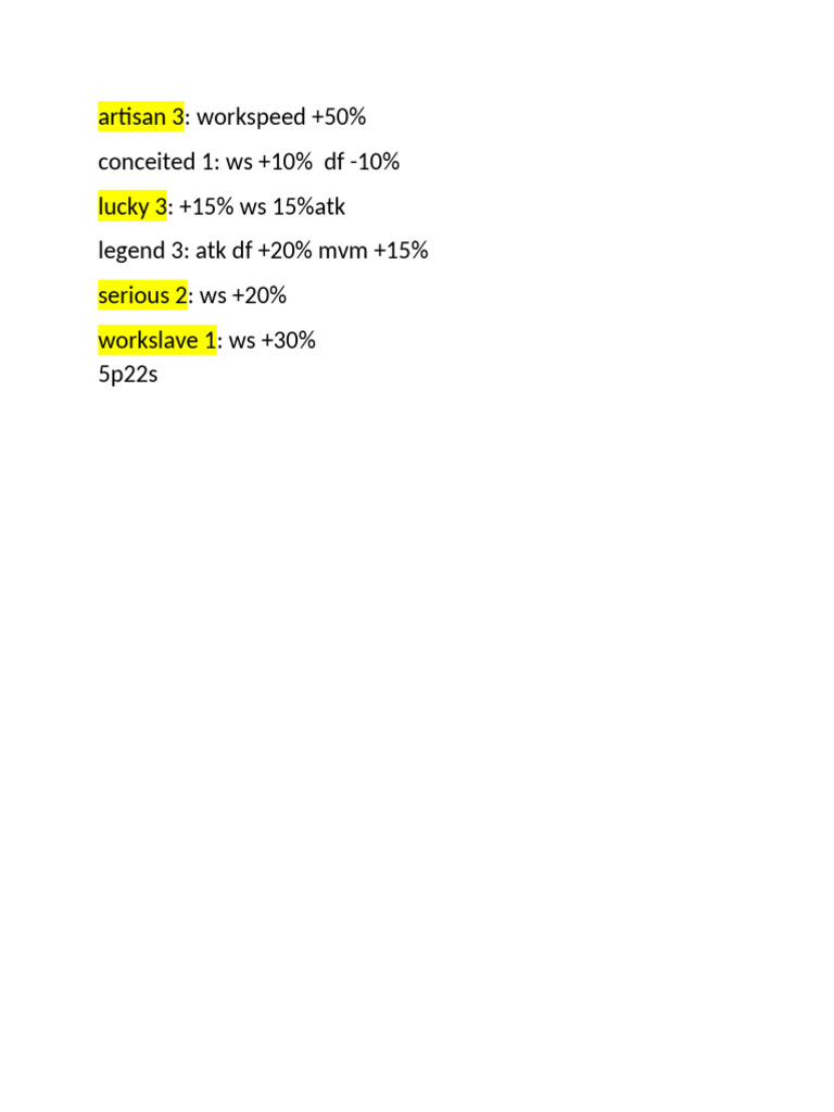 Work Speed | PDF
