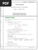 Corrigé Examen National Math 2023 | PDF