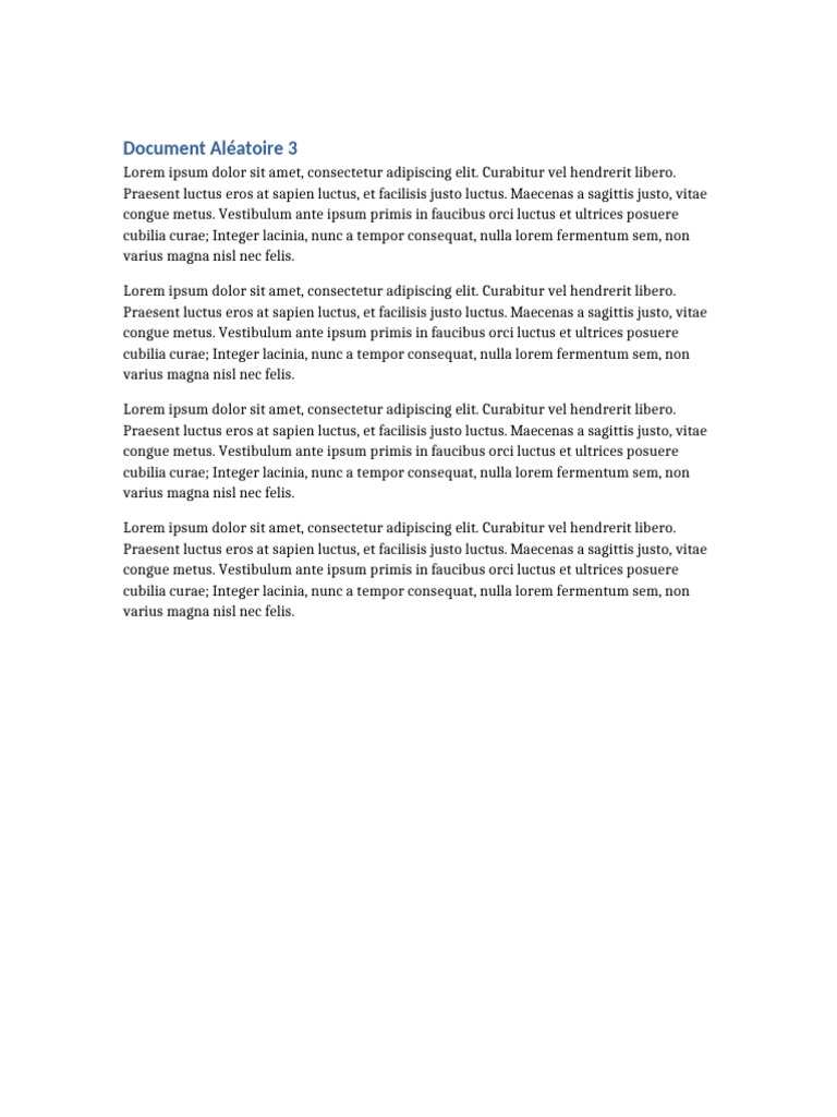 Document Aleatoire 3 | PDF