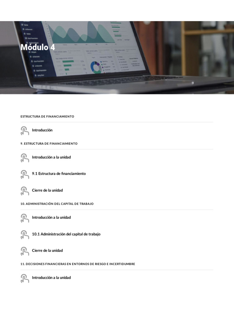 Módulo 4: Introducción | PDF | Capital de trabajo | Desviación Estándar