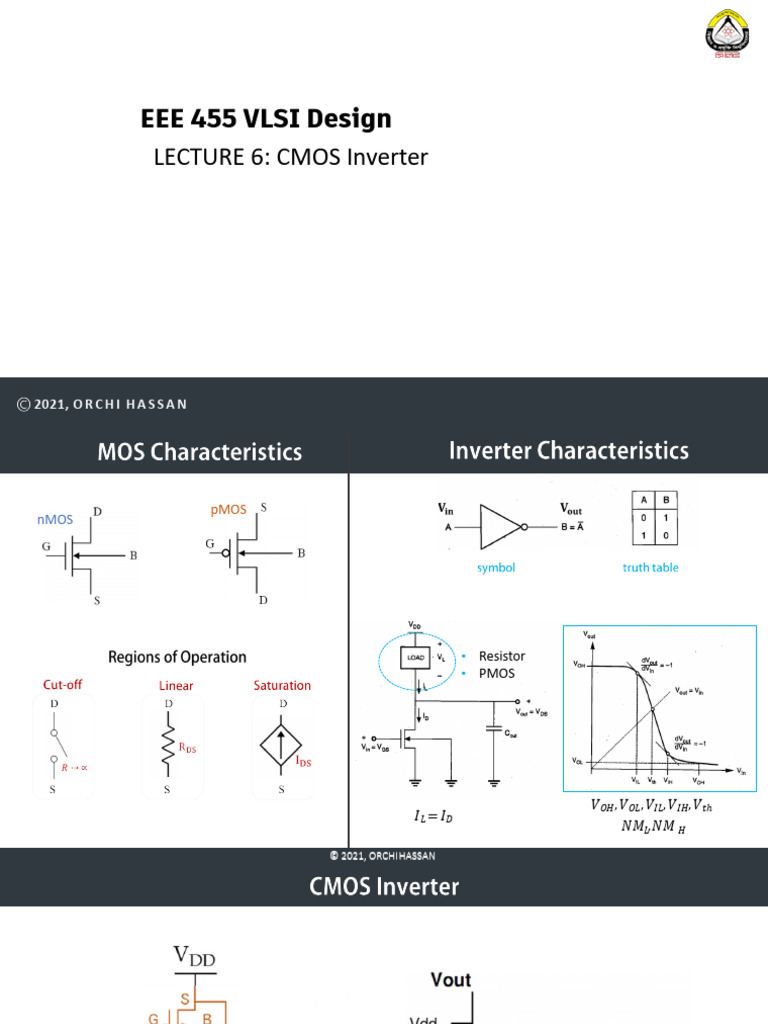 CMOS Inverter Analysis and Design | PDF | Cmos | Computer Engineering
