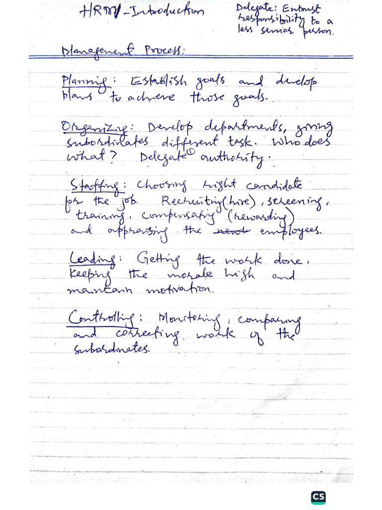 Introduction To HRM | PDF