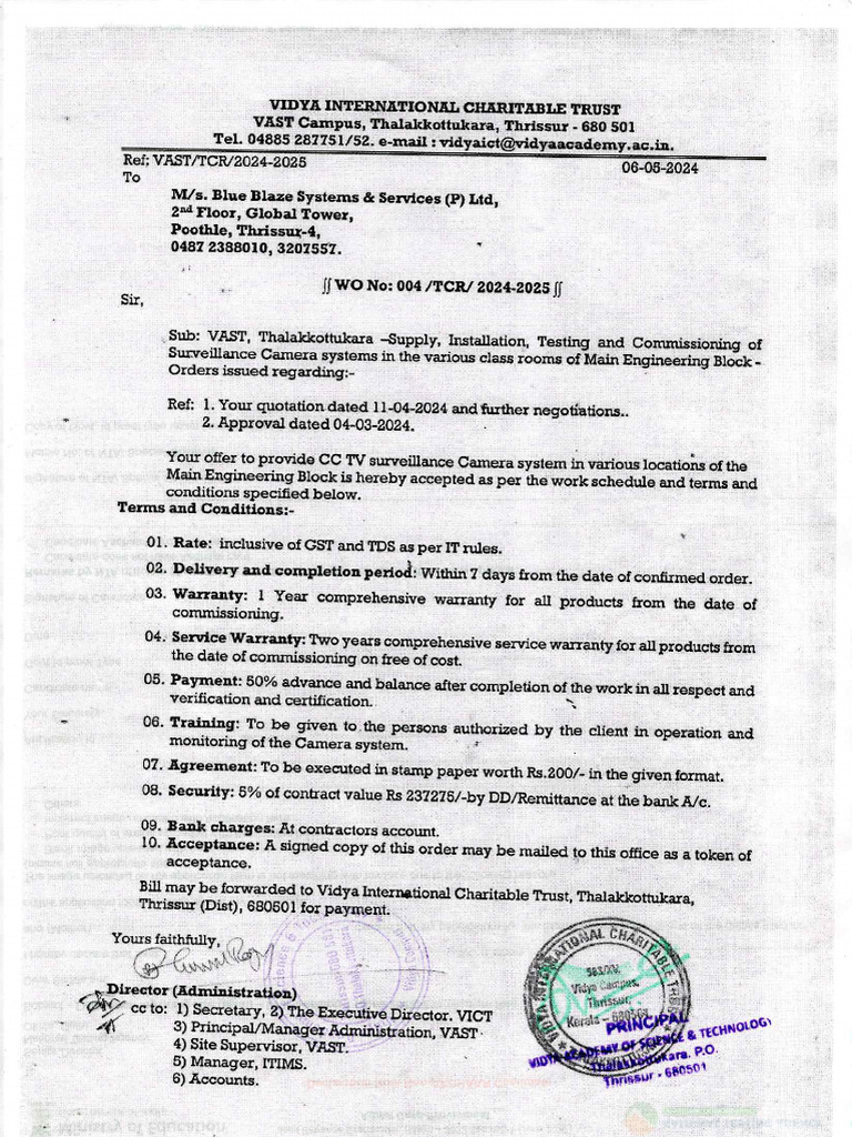 CCC CCTV Bill | PDF