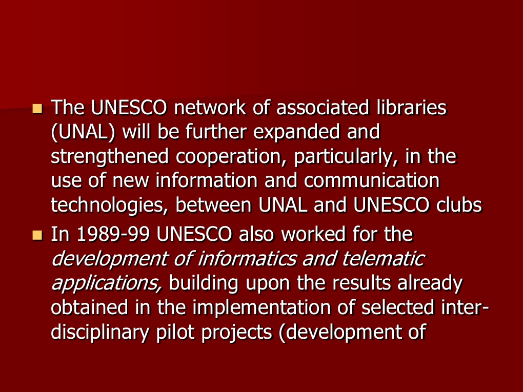 UNESCO's Library Network Expansion | PDF