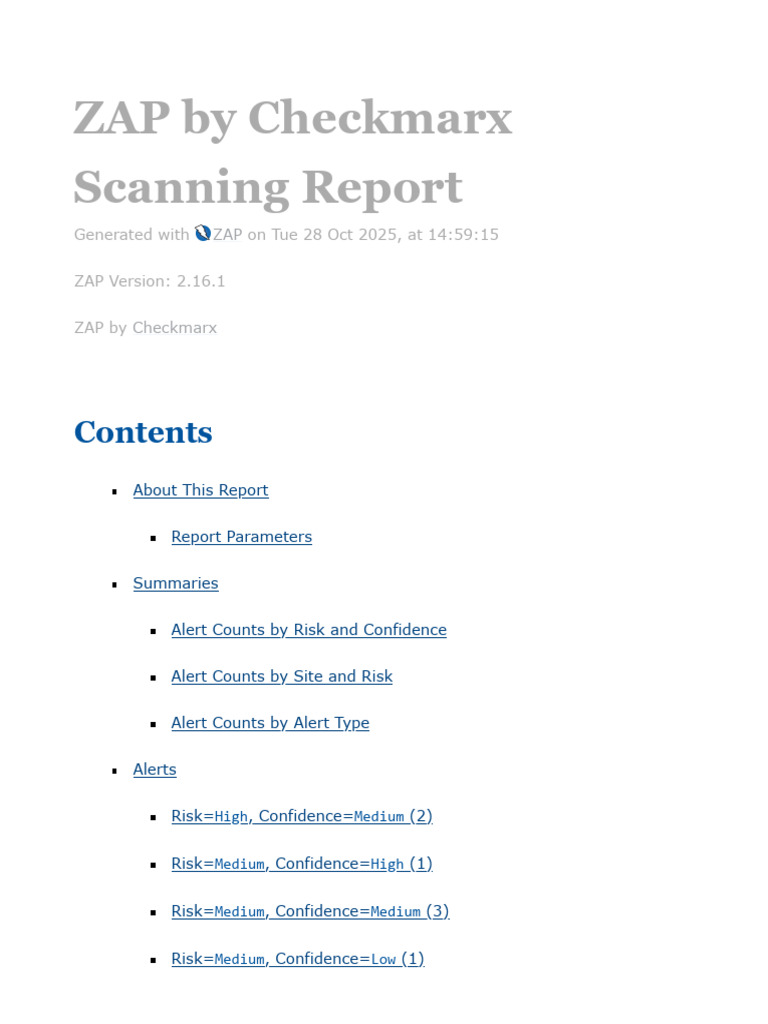 ZAP by Checkmarx Scanning Report Seapearl Erp | PDF | Http Cookie ...