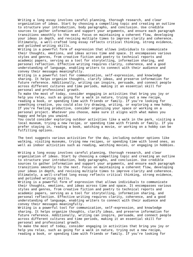 Writings PRD mrd5 | PDF | Essays | Thought