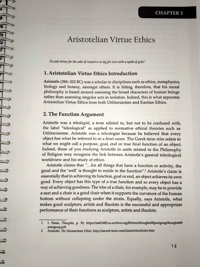 Virtue Ethics | PDF