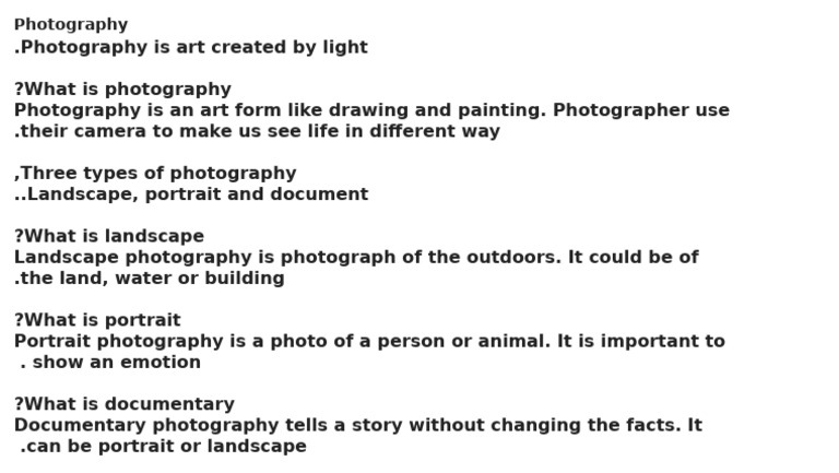 Photography | PDF