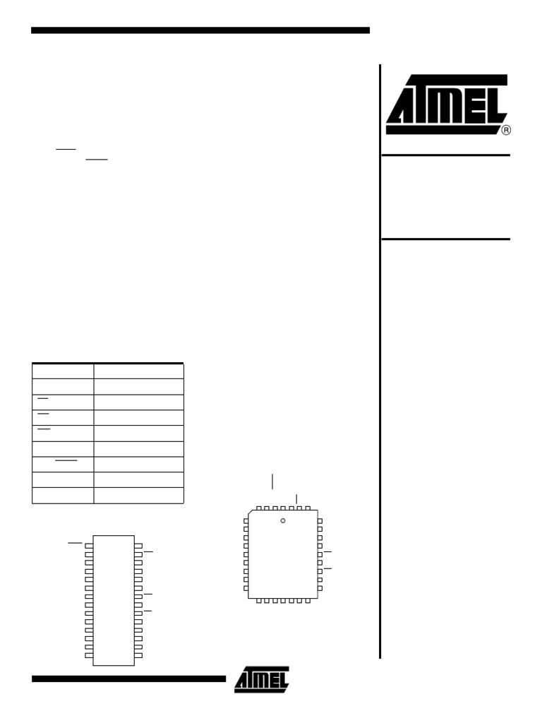 AT28C17 | PDF | Random Access Memory | Input/Output