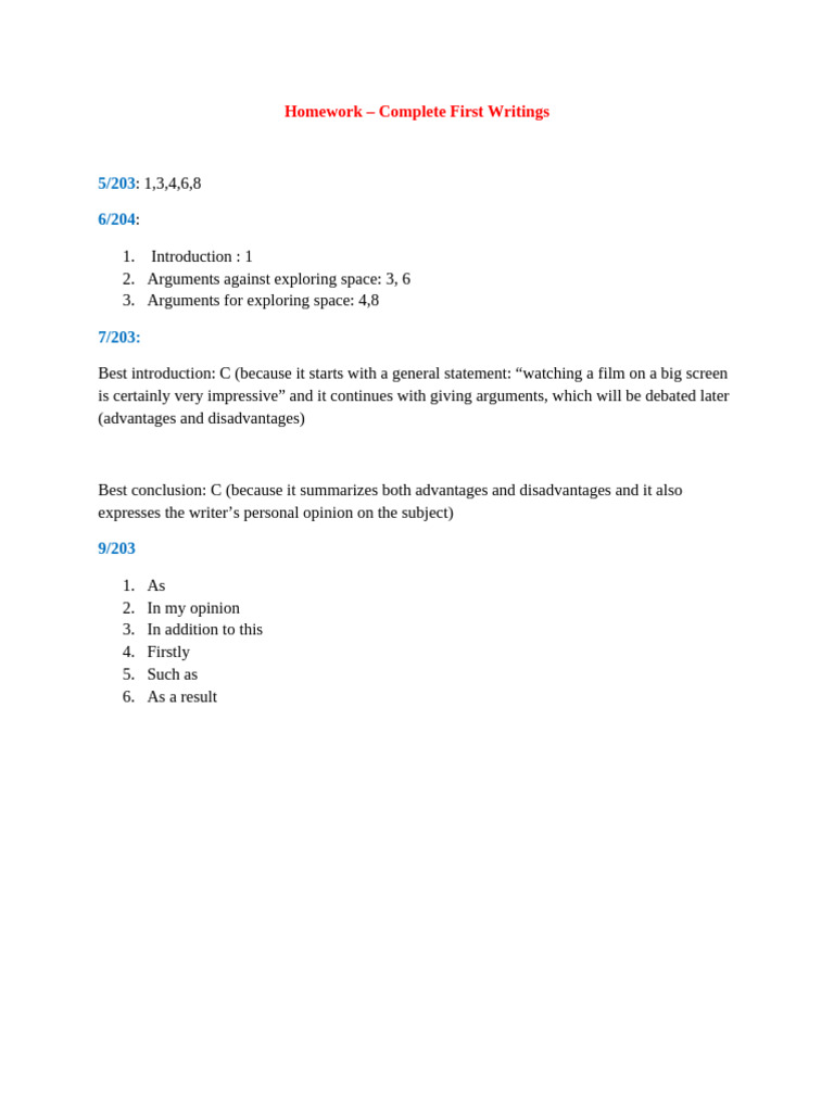 Homework - Complete Fce Writings | PDF | Coffee | Coffeehouse