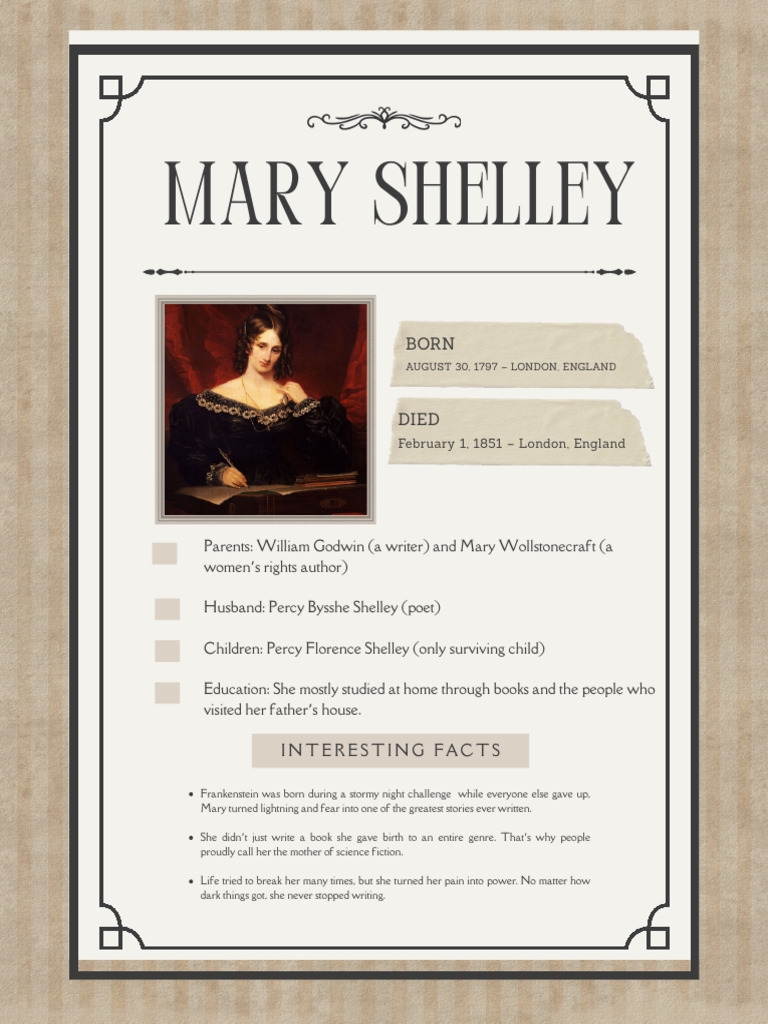 mary shelley | PDF | Mary Shelley | Frankenstein