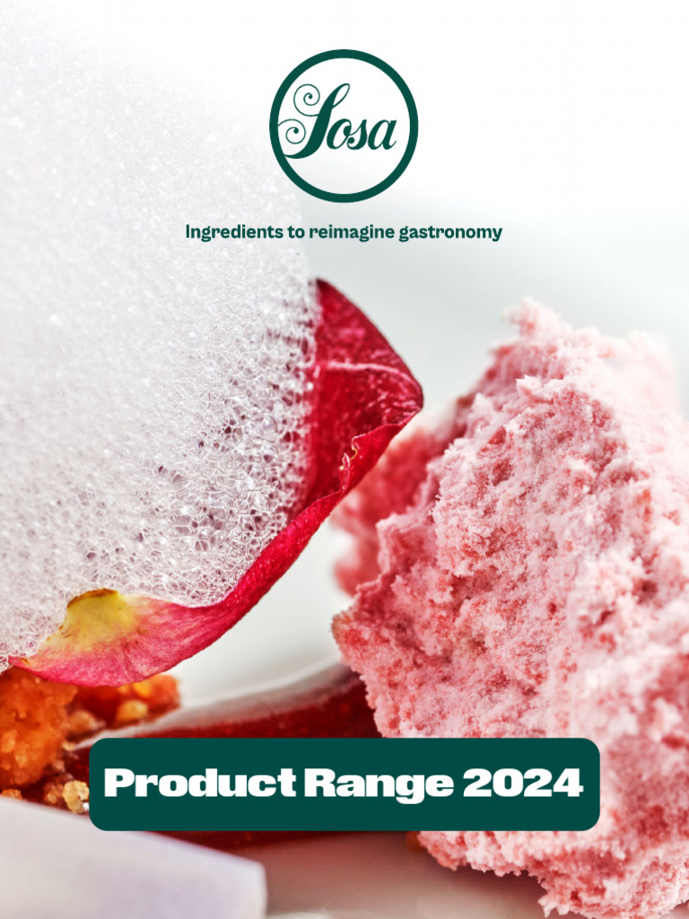 SOSA Cataloge | PDF | Fruit Preserves | Gelatin