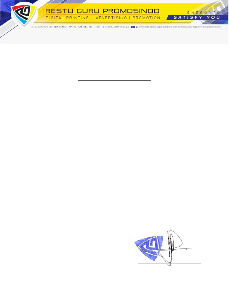 Surat Sp 2 Muhammad Ramadhani | PDF