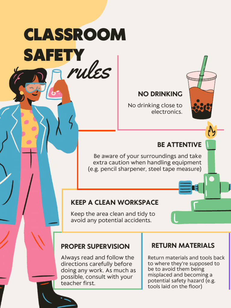Classroom Safety Rules and Guidelines | PDF