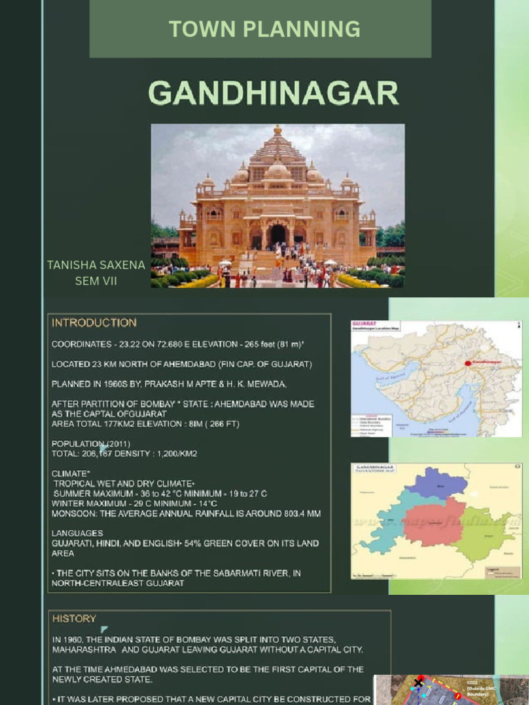 Gandhinagar Town Planning PDF | PDF
