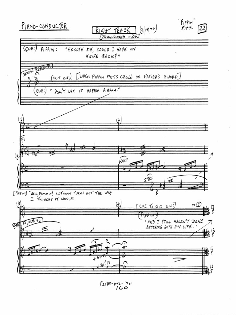 14b. Alternative Pippin Conductor Score | PDF