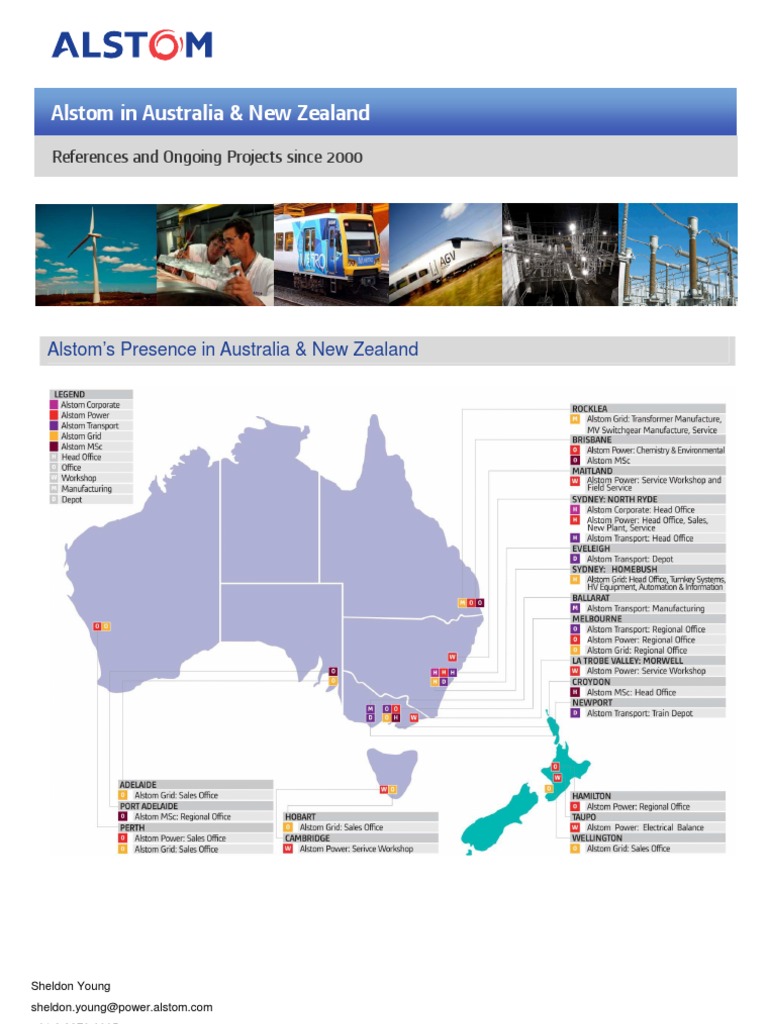 ALSTOM Australia Factsheet | PDF | Power Station | Tram