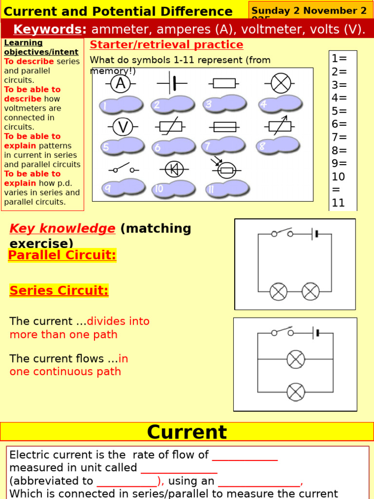 STUDENT Zofia A (Me3) - 2.1 Current and Potential Difference - Student ...