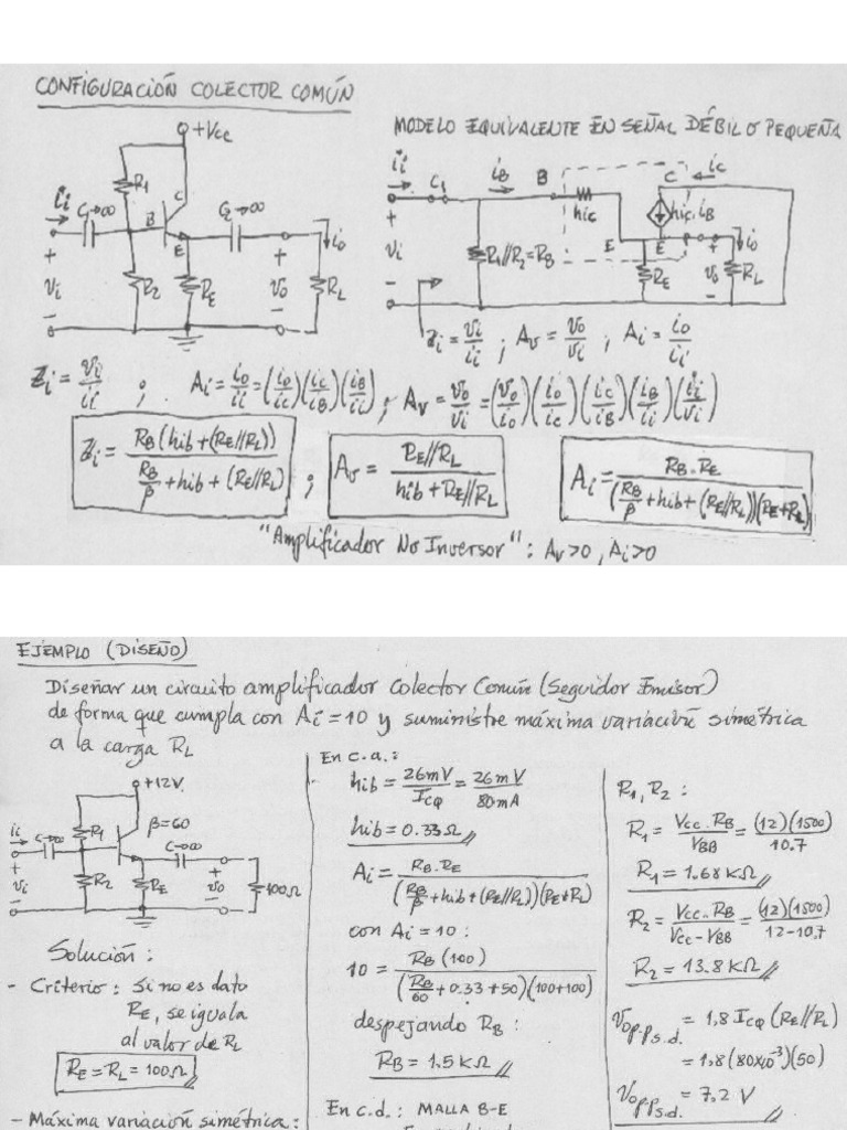 Ejemplos Resueltos CC-BC BJT | PDF