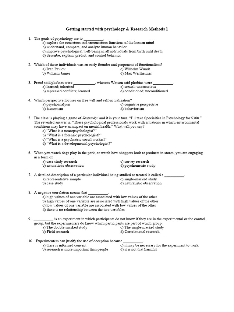 Midterm Mock Questions-1 | PDF | Psychology | Twin