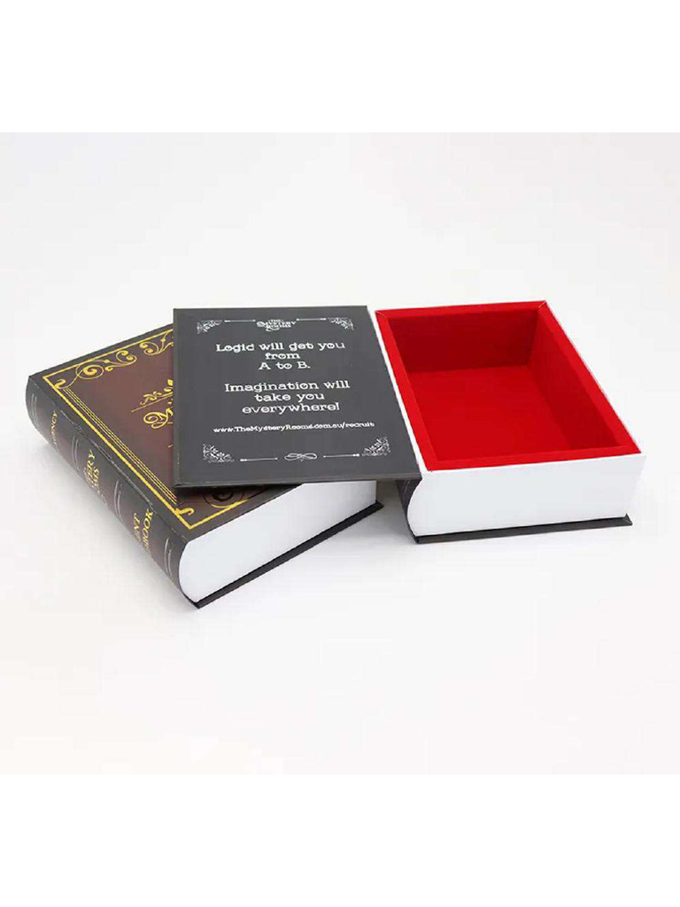 Storage Cardboard Book Shaped Boxes Wholesale 1 | PDF