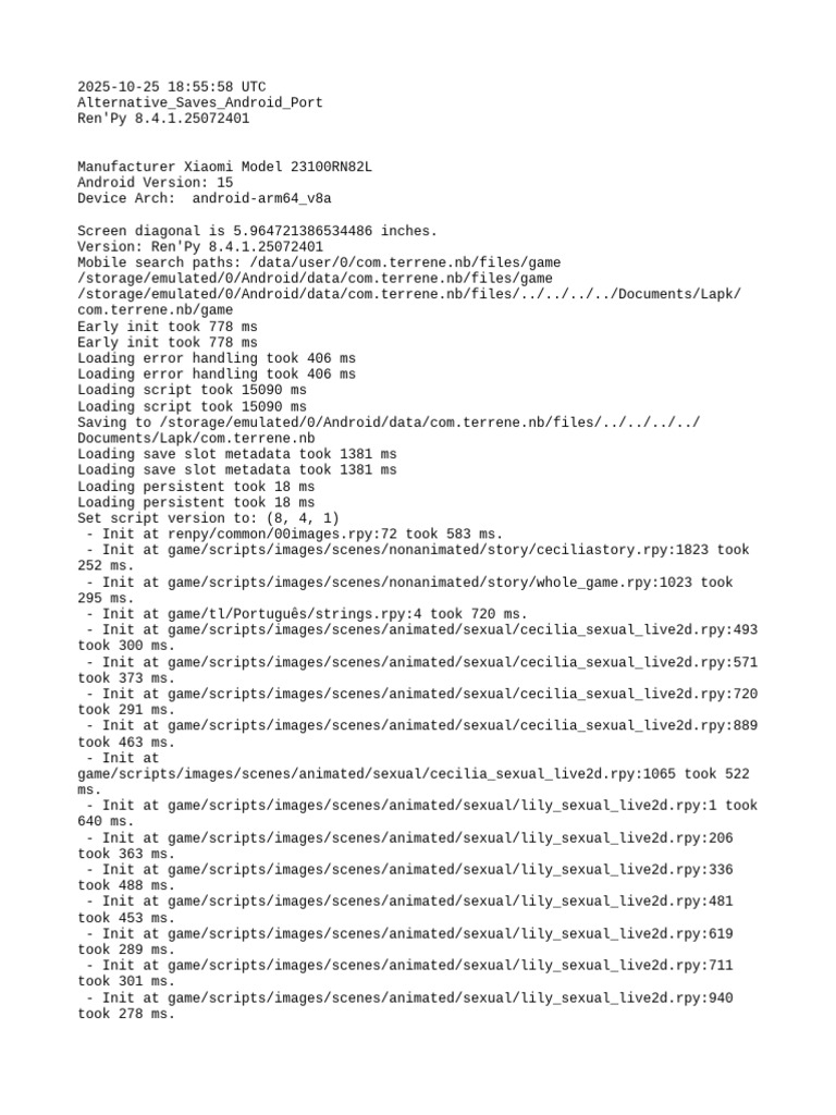 Log | PDF | Computer File | Computing Platforms
