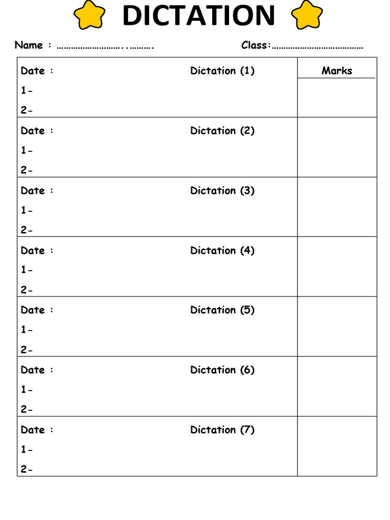 Dictation | PDF