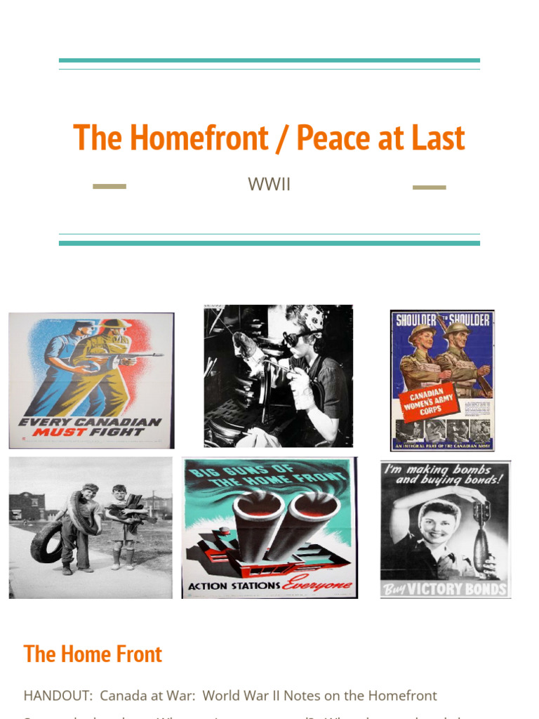 The Homefront WWII - Peace at Last | PDF | Cold War | Rationing