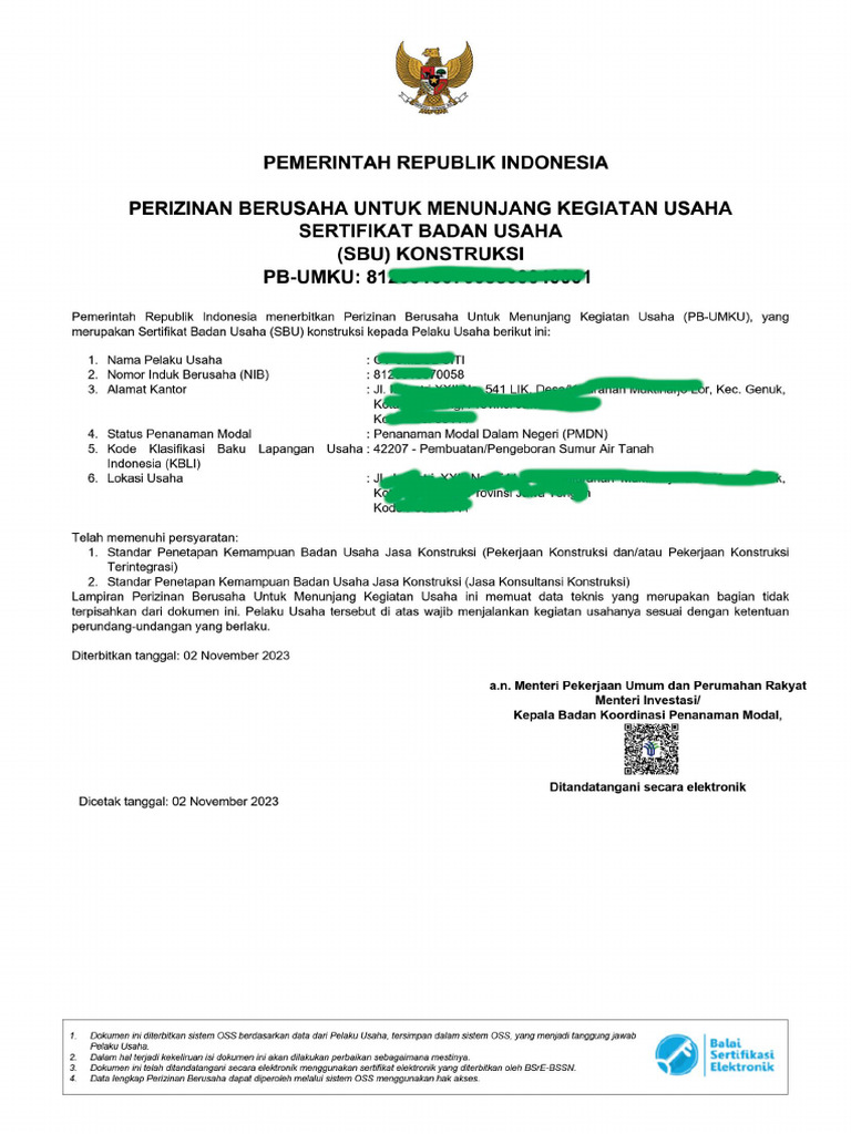 Contoh Sbu Pl005 | PDF