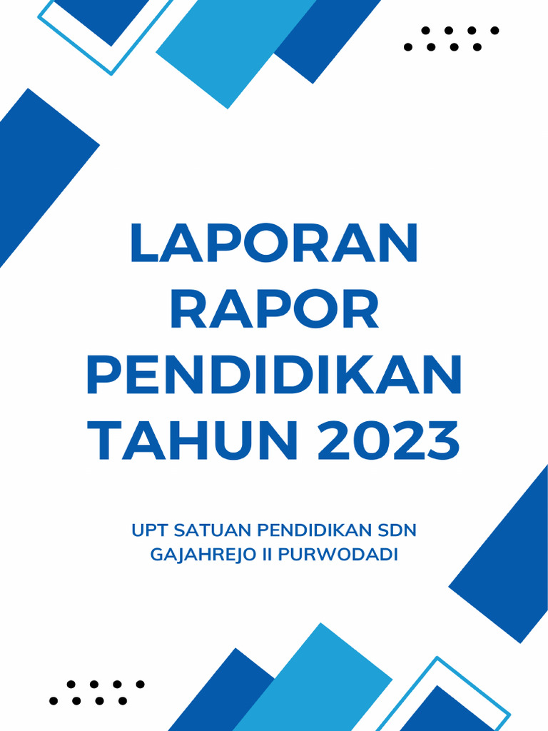 Biru Putih Modern Minimalis Cover Laporan Akhir Tahun Dokumen A4 | PDF