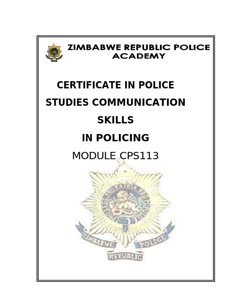 Draft Communication_skills Module Certificate | PDF | Communication ...
