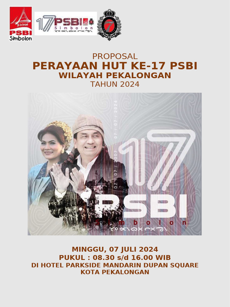 Proposal Hut Psbi | PDF
