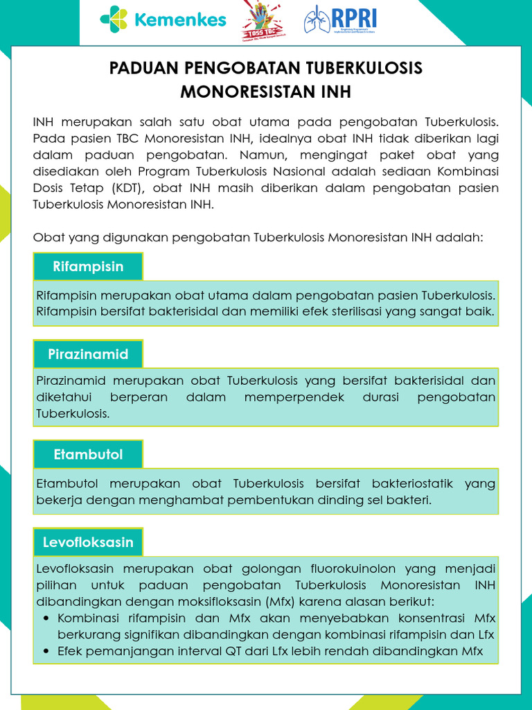 PDF_Paduan Pengobatan Tuberkulosis Monoresistan INH | PDF