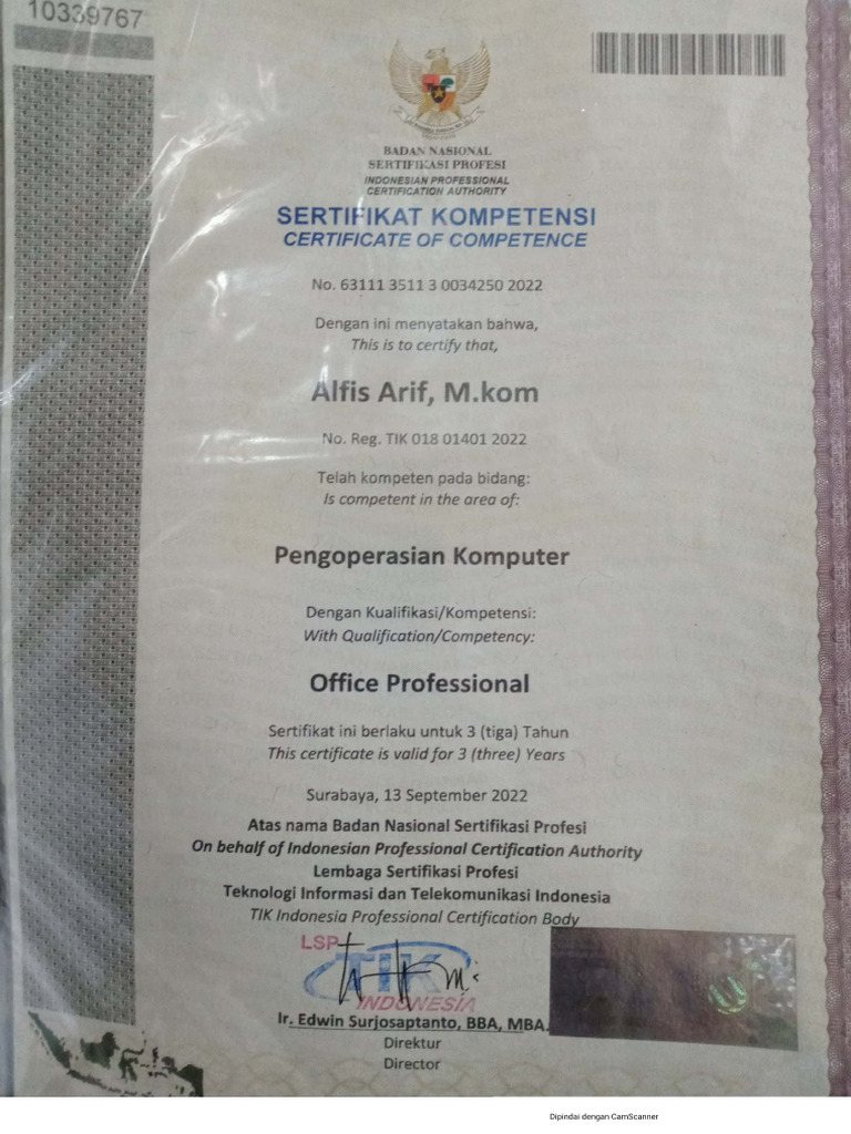 Alfis - Serkom Office Professional | PDF