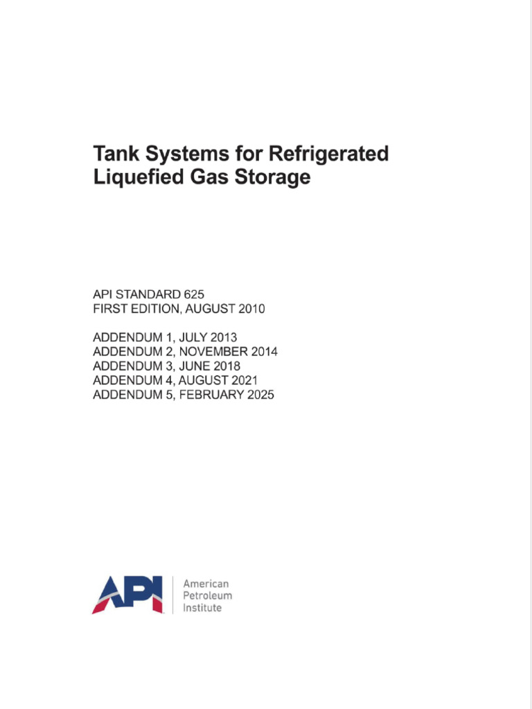 Api STD 625-2025 | PDF