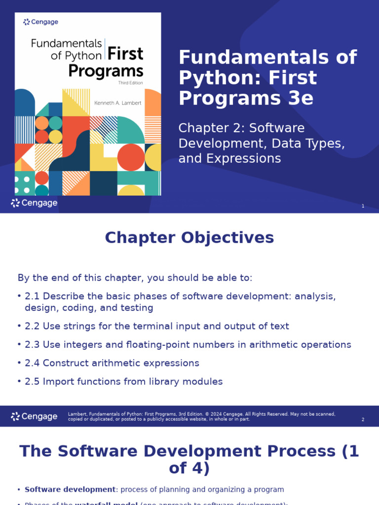 Lambert FunPython 3e Ch02 PowerPoint v2 | PDF | Command Line Interface | Software Development