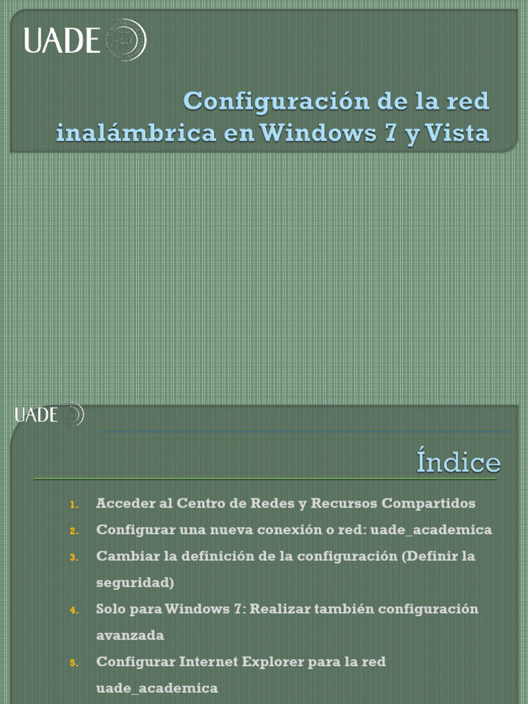 Instructivo Wifi WinVista | PDF | Windows Vista | Microsoft Windows