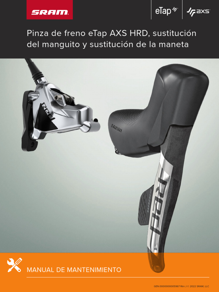 Etap Axs HRD Manual de Mantenimiento | PDF | Ingeniería mecánica