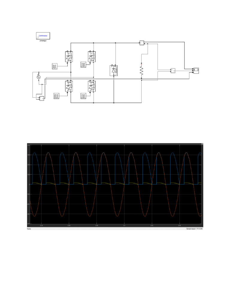 Fully Controlled Rectifier With r Load | PDF