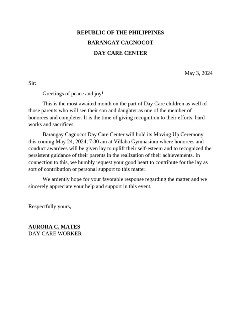 Solicitation LETTER 2 | PDF