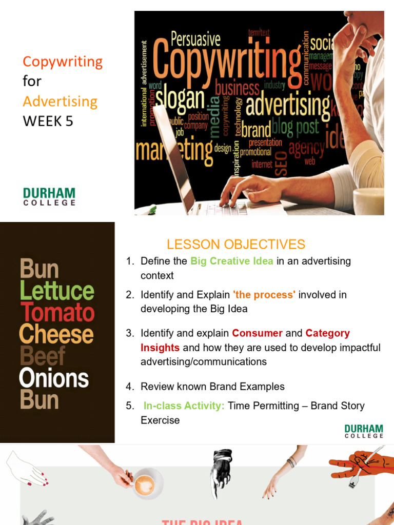 Week 5 Lesson Notes - Big Idea Slides Falll 2025 | PDF | Brand ...