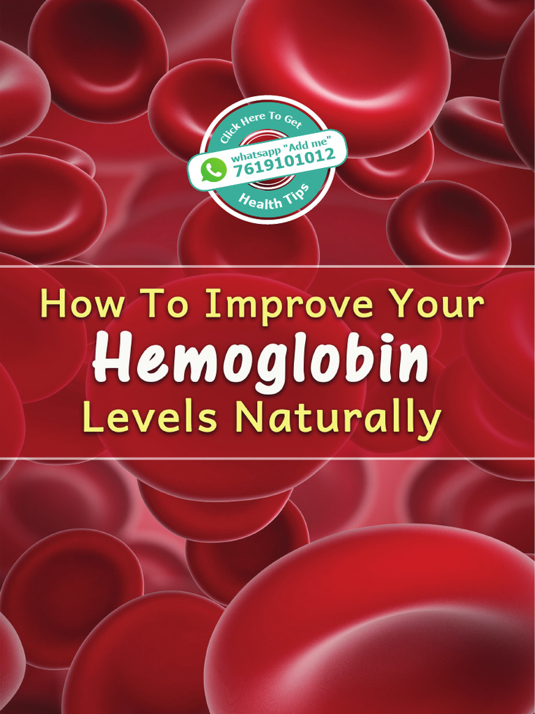 How To Improve Your Haemoglobin Levels Naturally - 12 New | PDF ...