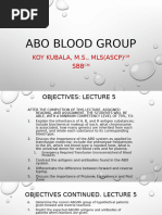 ABO Blood Group Subtypes Explained | PDF | Blood Type | Medical Specialties