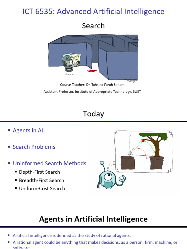 Advanced AI: Agents and Search Methods | PDF | Artificial Intelligence ...