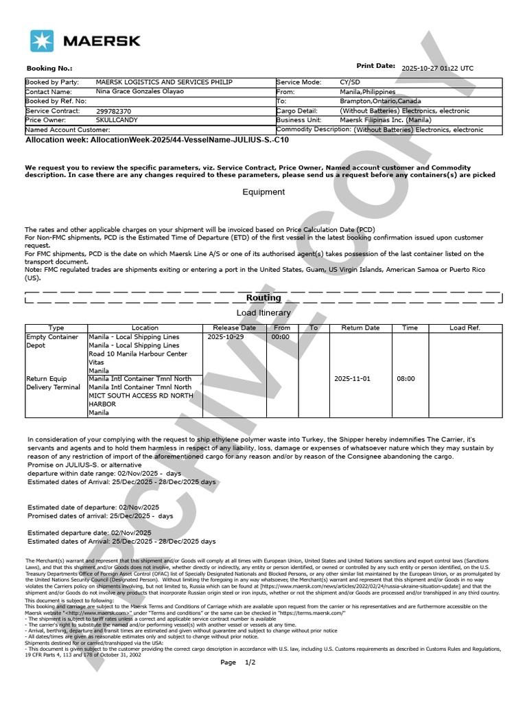 ATW_260340279_CANADA | PDF | Cargo | Freight Transport